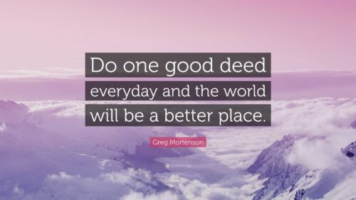 Do a Good Deed | All Faith Center